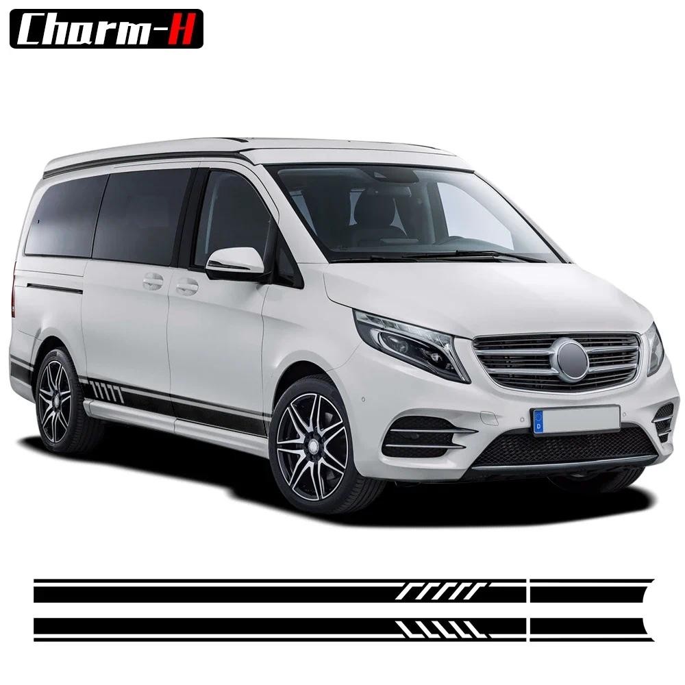 Edition 1 Stripes Car Door Side Skirt Sticker for Mercedes Benz Vito V ...