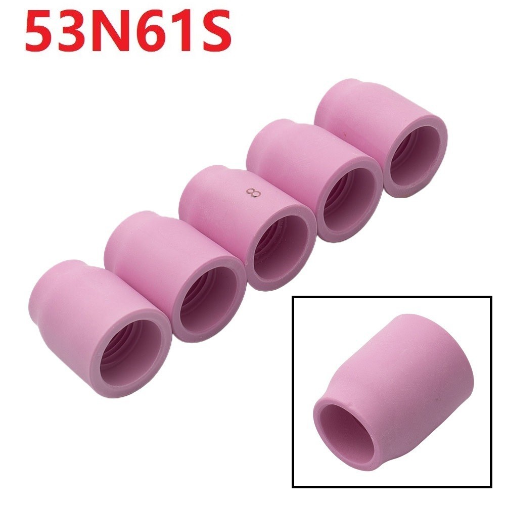 [COD]-5pcs Ceramic Gas Lens Cup 53N61S #8 1/2" TIG Welding Torch WP-9/ ...