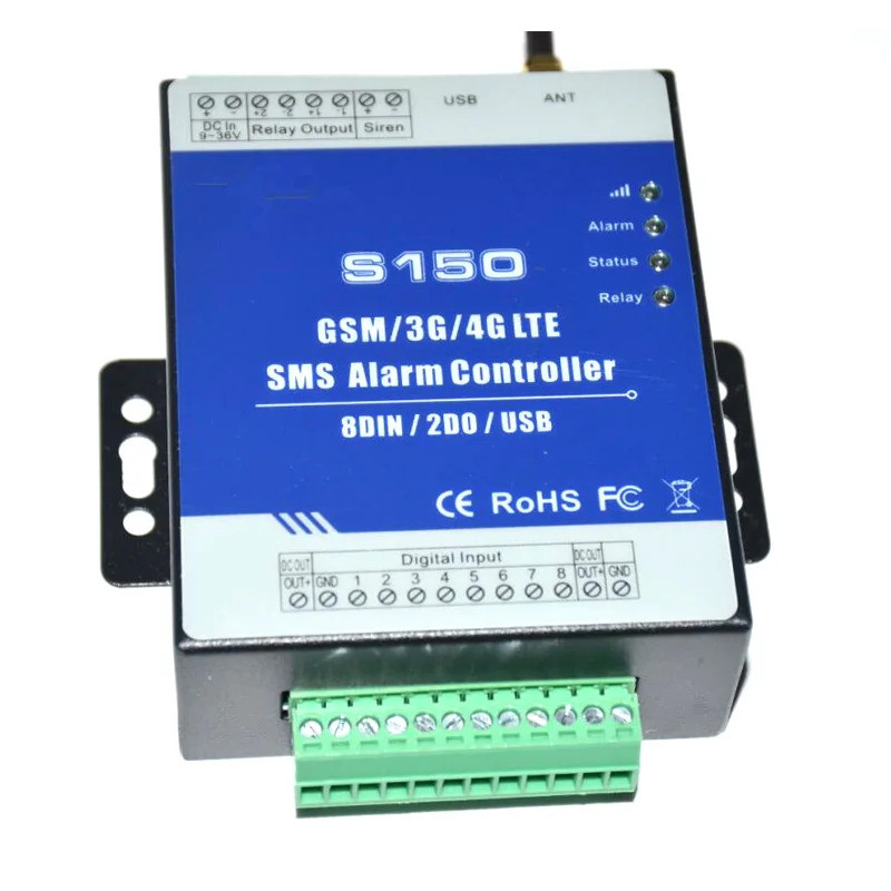 LPSECURITY GSM 3G 4G RTU SMS Alarm Controller Industrial IOT RTU ...