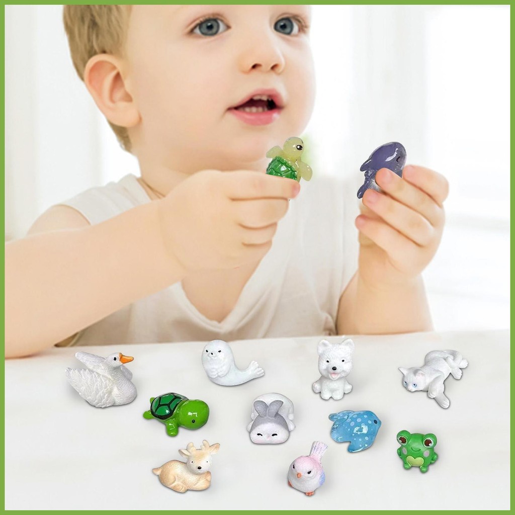 Animal Miniatures Desk Pets Realistic Tiny Figures Bulk Tiny Resin ...