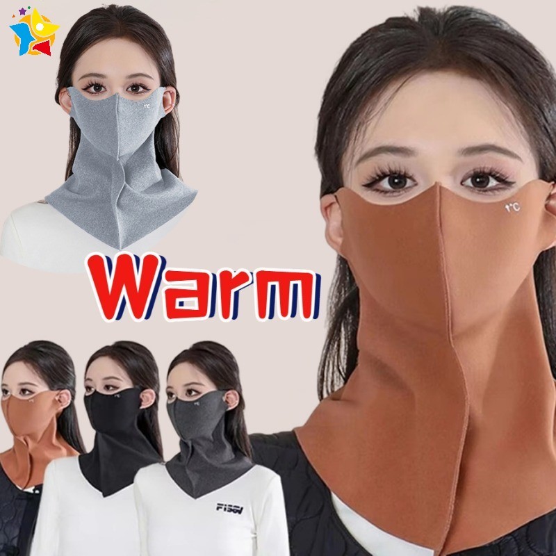 Women Men Winter Thermal Windproof Breathable Face Mask Outdoor Sports Cycling Warm Dustproof ...