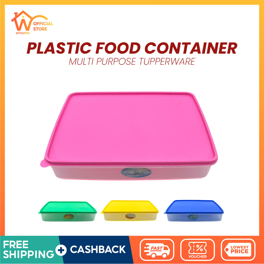 Winspire Plastic Food Keeper Container with Lid Dough Mango Graham ...