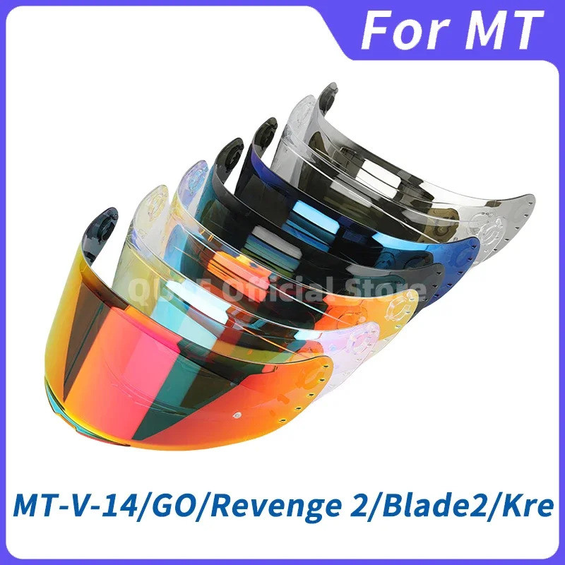 [ReadyStock]MT-V-14 Helmet Visor for MT Motorcycle Helmet Only for ...