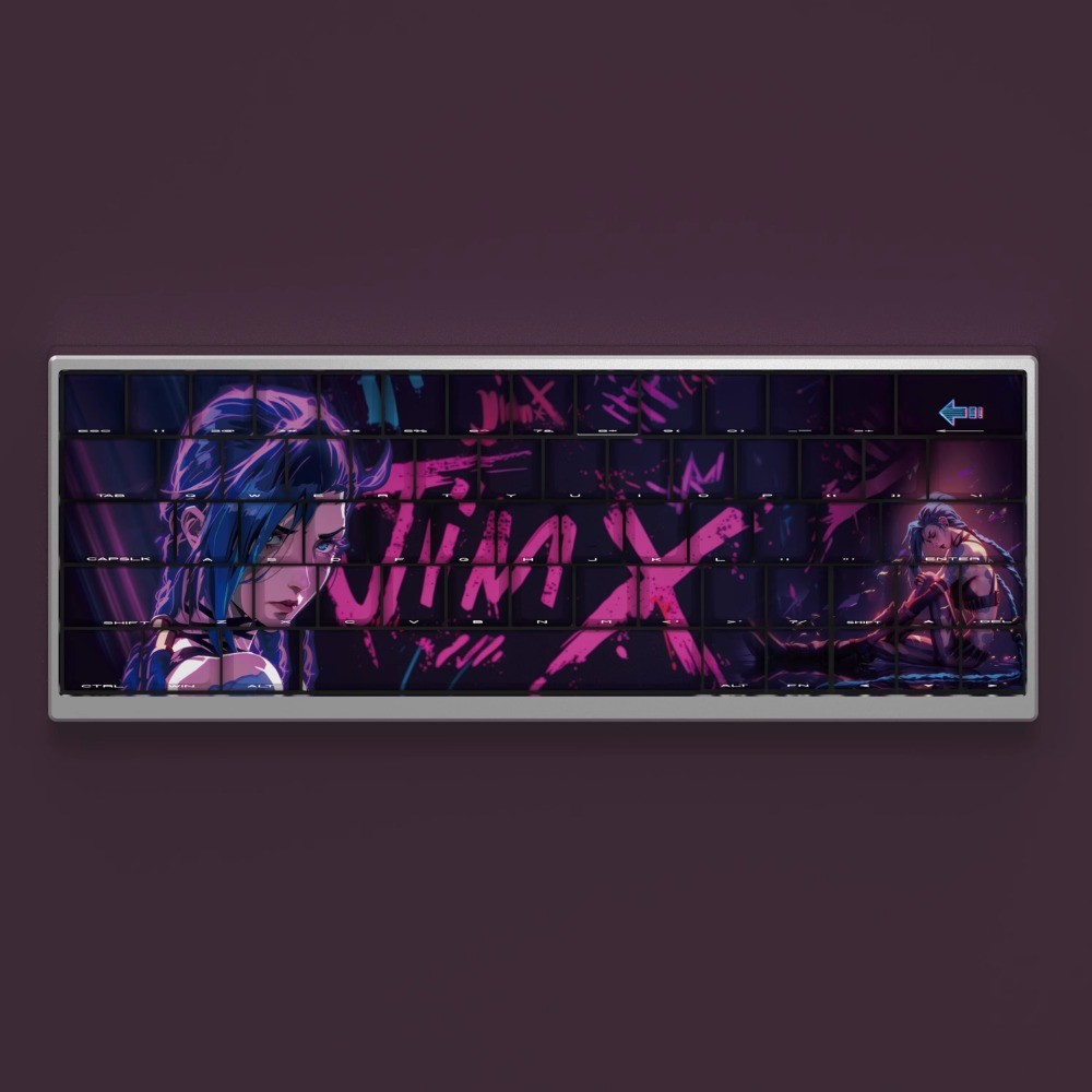 Jinx Keycap Cherry Profile 70/105/118 Keys PBT Five-sided Dye ...