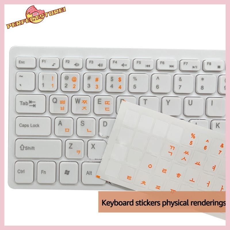 perfect PVC Desktop Keyboard Sticker Korean Keyboard Sticker PVC ...