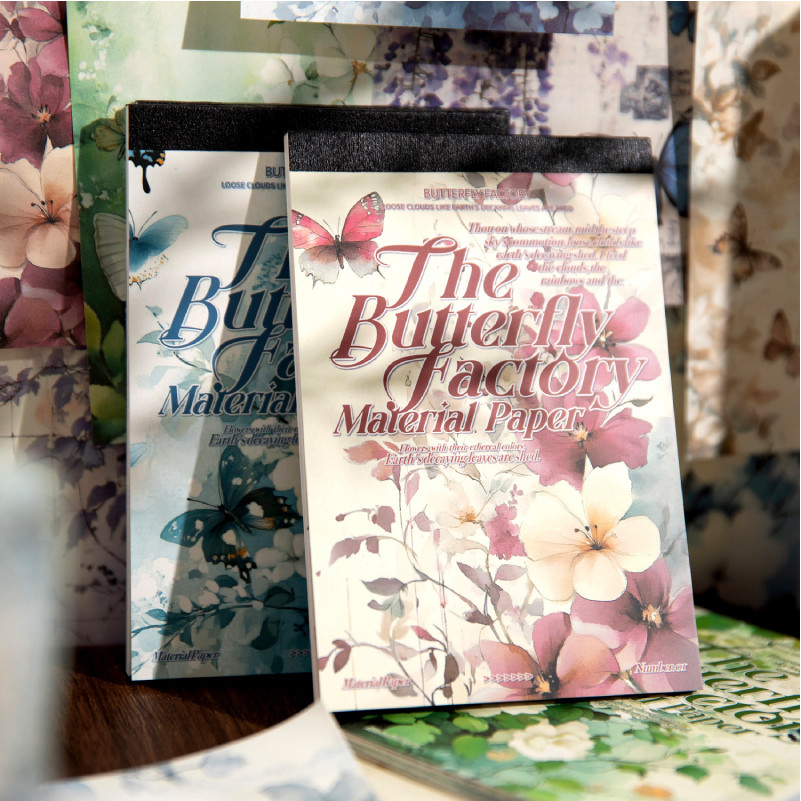 ENWEI 30 Pcs [Butterfly Factory Series] Vintage Flower Butterfly ...