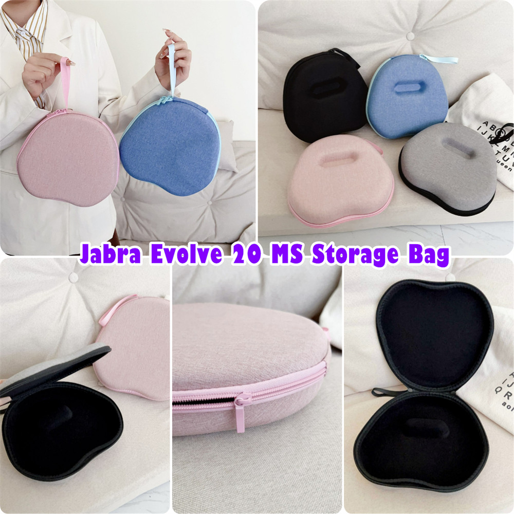 READY STOCK!For Jabra Evolve 20 MS Headphone Case Solid Color Series ...