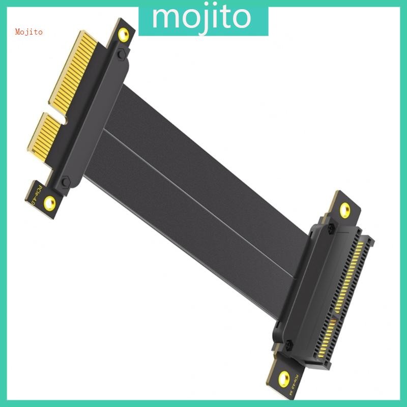 Mojito PCIE4 0 4X Extender Risers Cable Flexible Right Angle PCIE Port ...