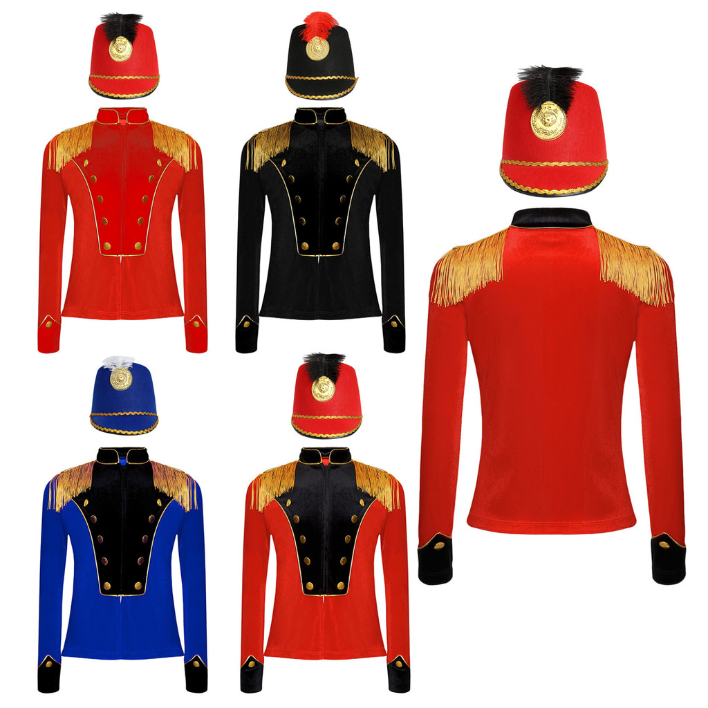 Ocealan Children Honor Guard Drum Major Majorette Costume Circus ...