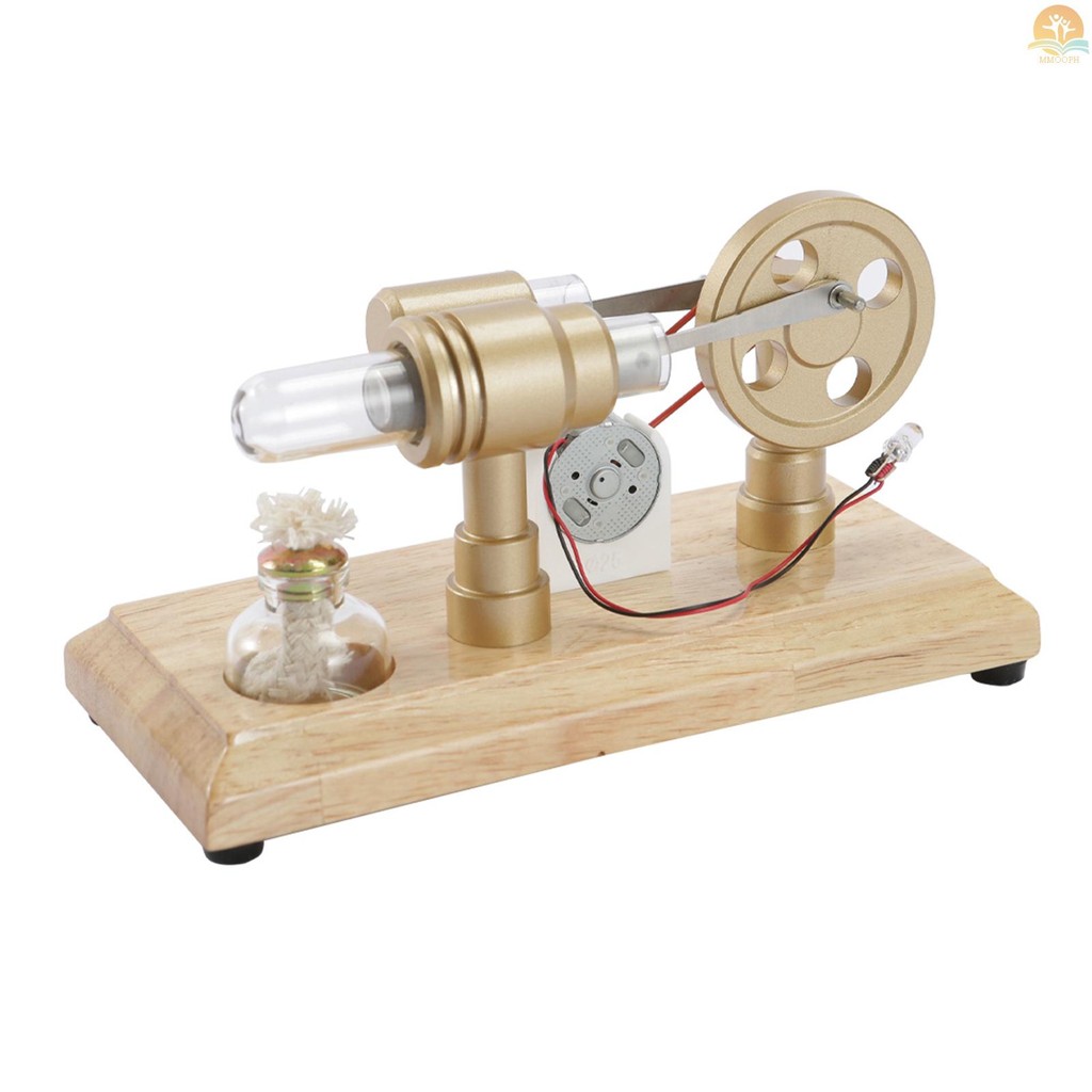 Hot Air Stirling Engine Electricity Generator Motor Model with LED ...