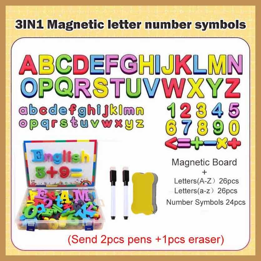 Magnetic|Xi-Letters,'pa}Numbers,$k^Symbols/F^Foam/p^Alphabet/Y^Magnets ...