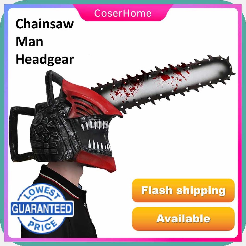 Chainsaw_N}Man.F&Cosplay+Uo@DY@Pd@JX@mC@kO Mask Rubber Headgear Anime ...