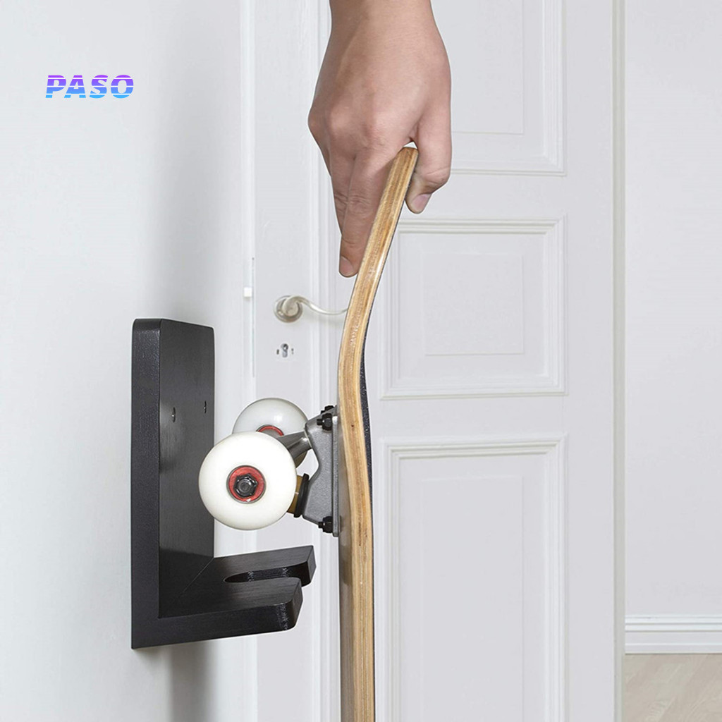 PSO- Black Skateboard Display Rack for Longboard Black Board Display ...