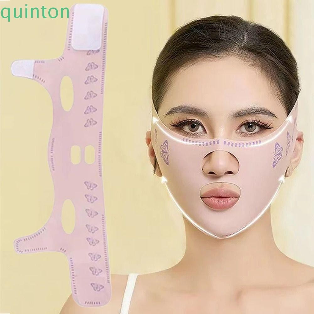 QUINTON Face Strap Belt Mask, Lift Up Anti-Wrinkle Lift Oval Mask ...