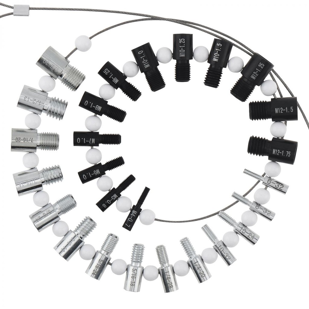Nut & Bolt Thread Checker 26 Male / Female Gauges, Nut and Bolt Quickly ...