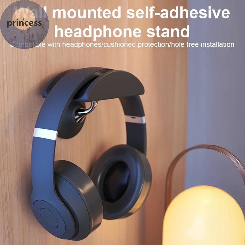 Princes Universal Headphone Stand Wall Mounted Headset Holder Under ...