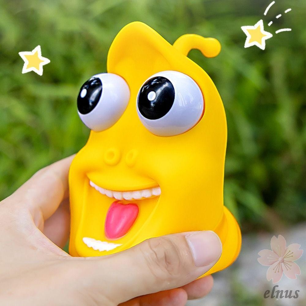 ELNUS Burst Eye Squeeze Toy, Larva Pinch Cartoon Fidget Toy, Animal ...