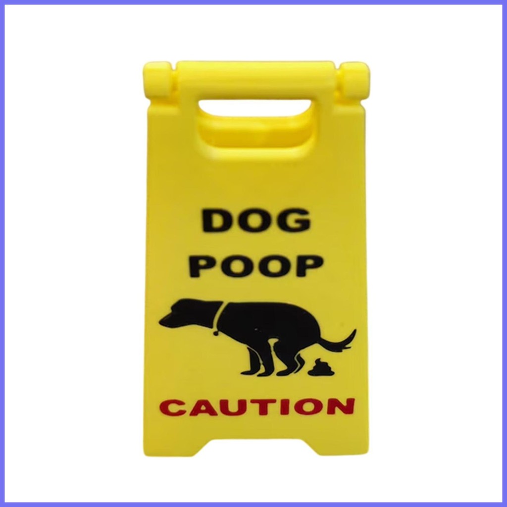 Dog Poop Warning Sign Pet Pee Wet Floor Sign 3D Printed Urine Caution ...