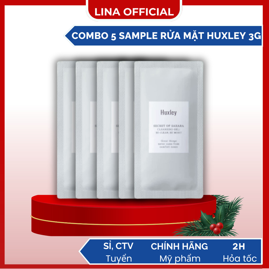 Sample Huxley Facial Cleansing gel Huxley Facial Cleanser gel 3ml pack ...