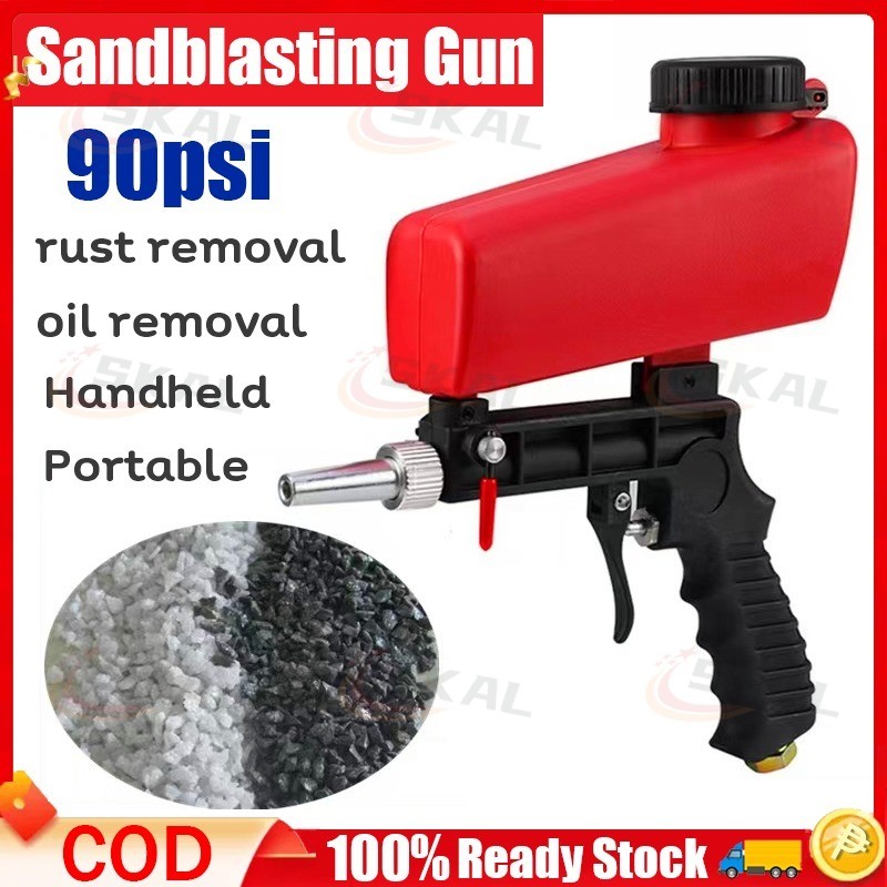 Sandblasting Gun 90psi Sand Blaster Sand Blasting Machine Gravity ...