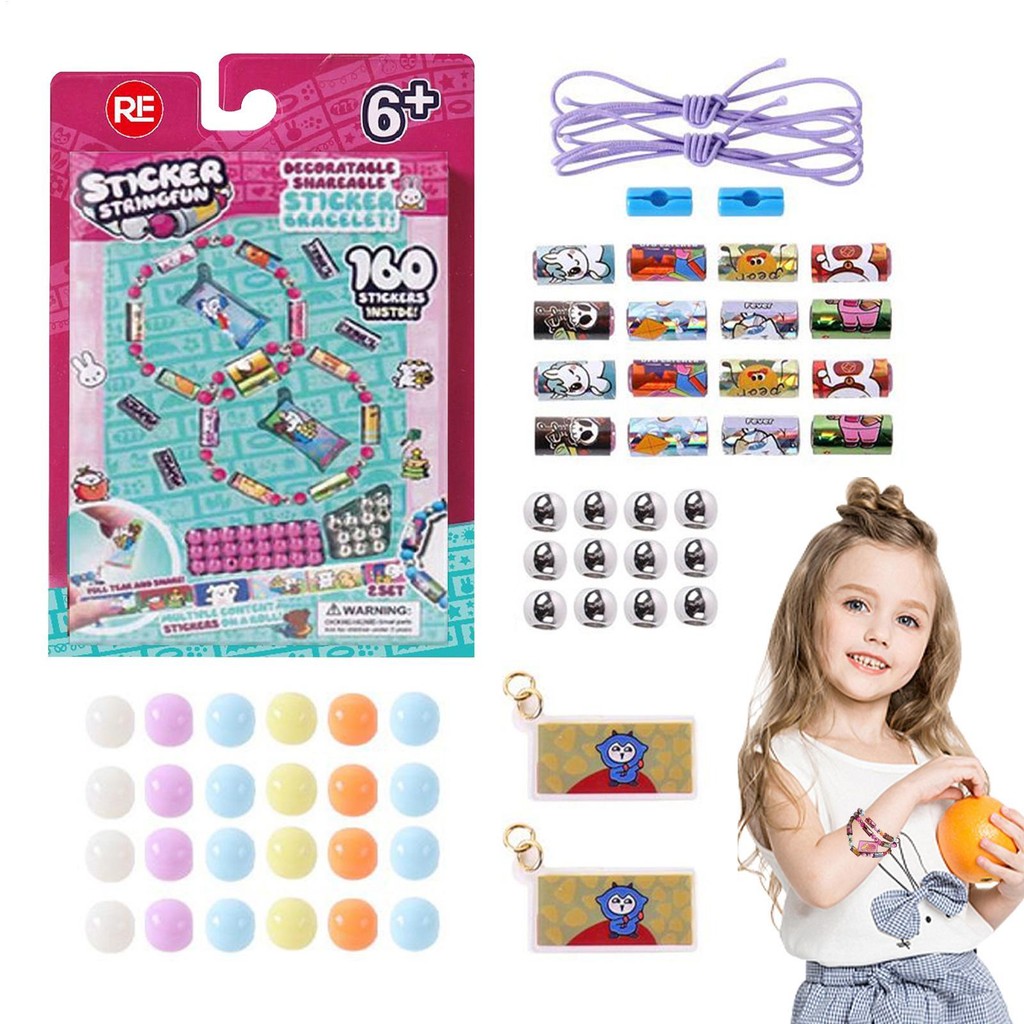 STICKI Rolls Wearable Sticker Bracelet Including 160 Mini Stickers ...