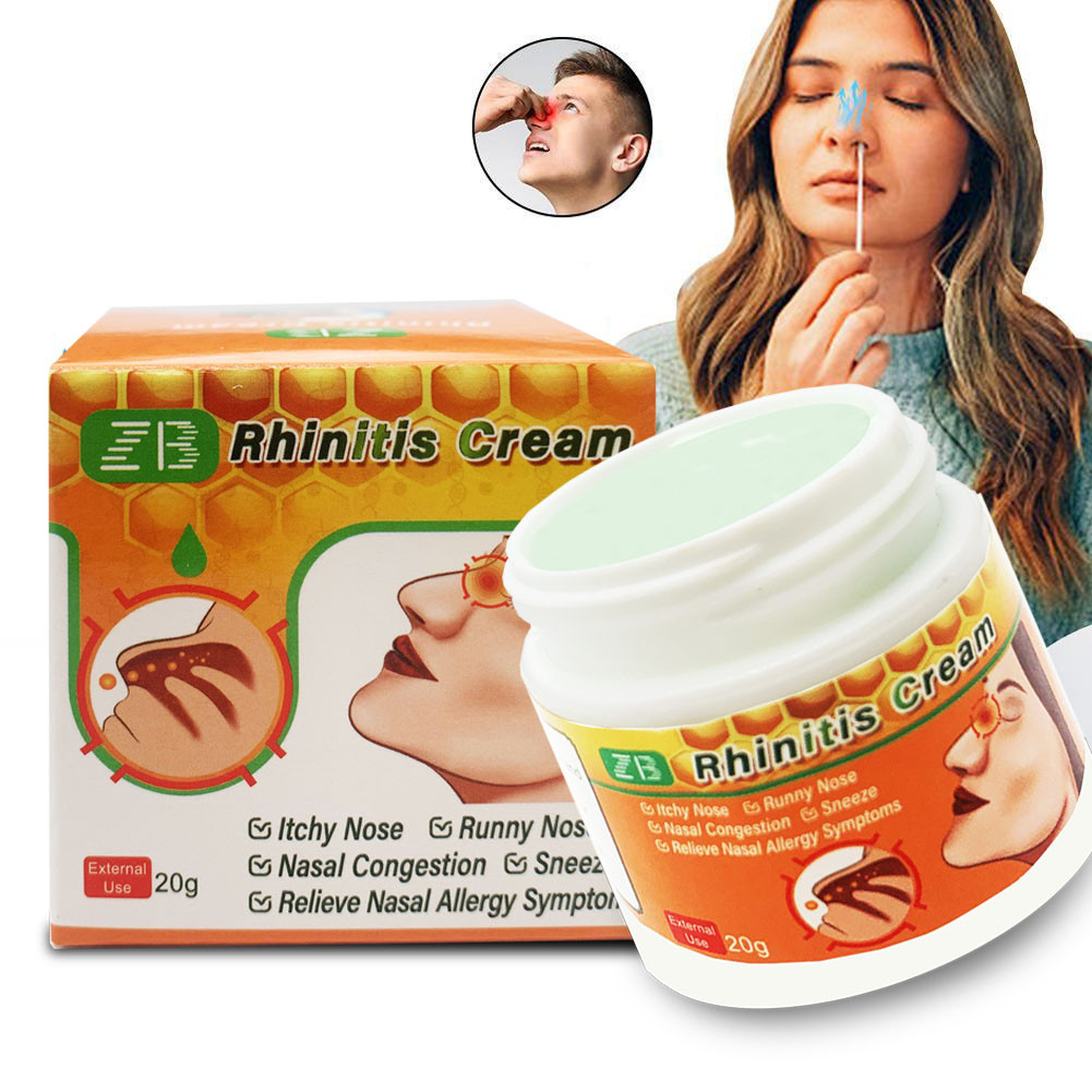 20g Rhinitis Nose Cream Sinusitis Treatment Ointment Allergic Itchy ...