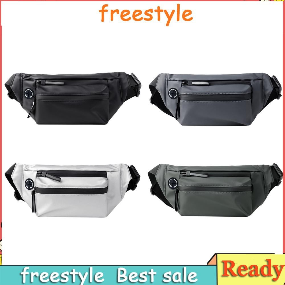 HC7 freestyle Waterproof Men Sport Waist Bags Reflective Zipper Outdoor ...