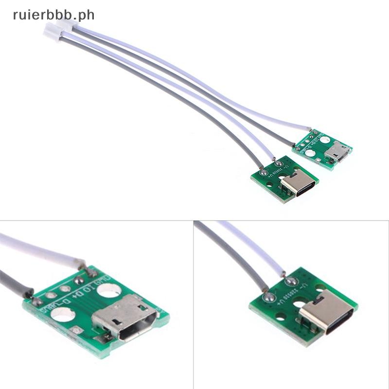# ruierbbb # Type-C Micro USB To DIP Adapter Female Connector B Type ...