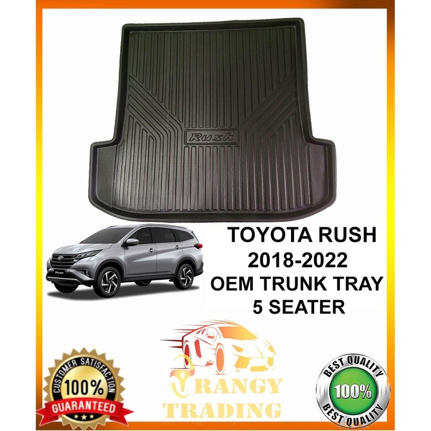 Toyota Rush 2018 to 2025 5 SEATER OEM Trunk Tray or Cargo Tray Thailand ...