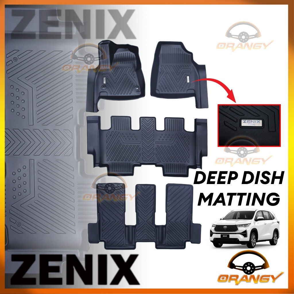 Toyota Zenix V 2023 to 2025 5D EXCELLENT Deep Dish Matting PREMIUM ...