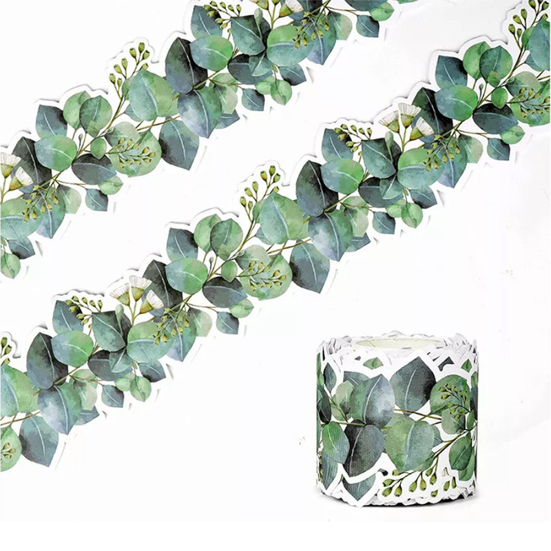 1 Roll 5M Eucalyptus Bulletin Board Border for Classroom Trim Leaf ...