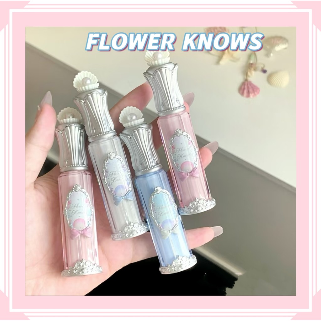 Flower Knows Shell Pearl Lip Essence Honey Jelly Full Lips lip gloss in ...