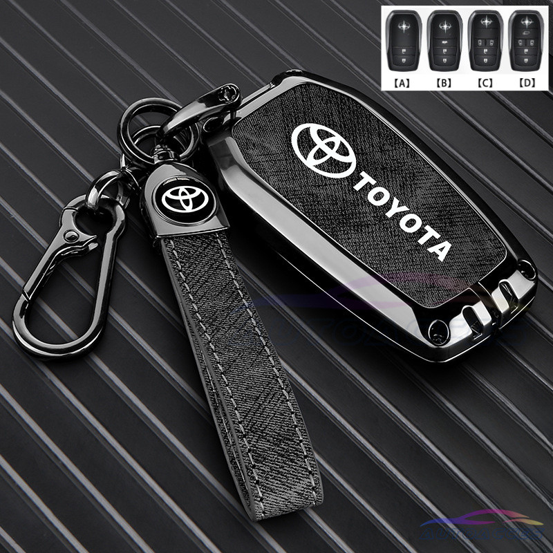 Zinc Alloy Car Key Case Cover For Toyota Hilux Prius HARRIER Innova ...