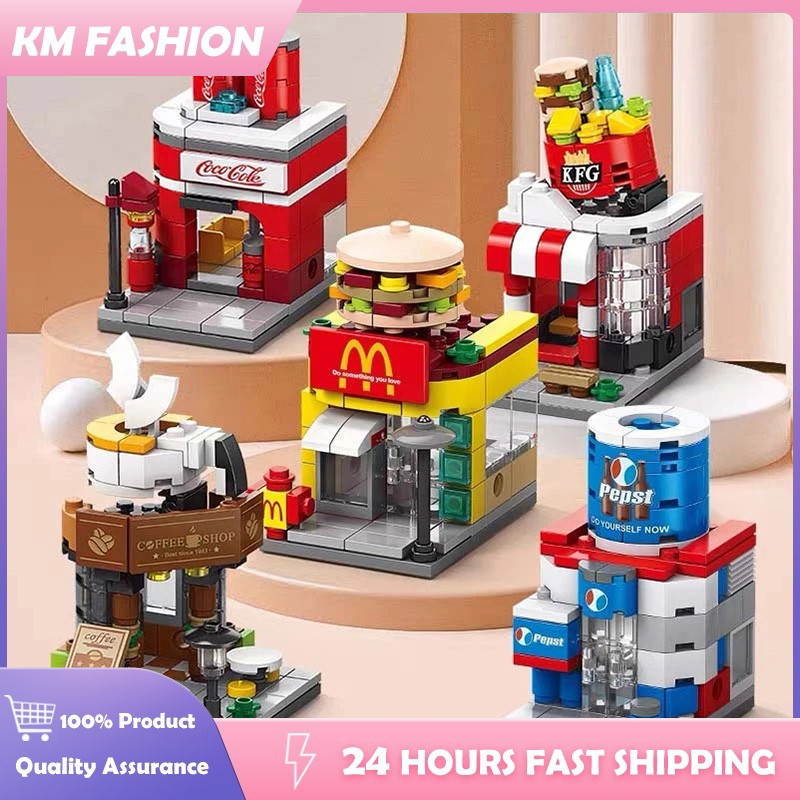 KM City Street View Building Blocks Children's Puzzle Assembly Toys ...