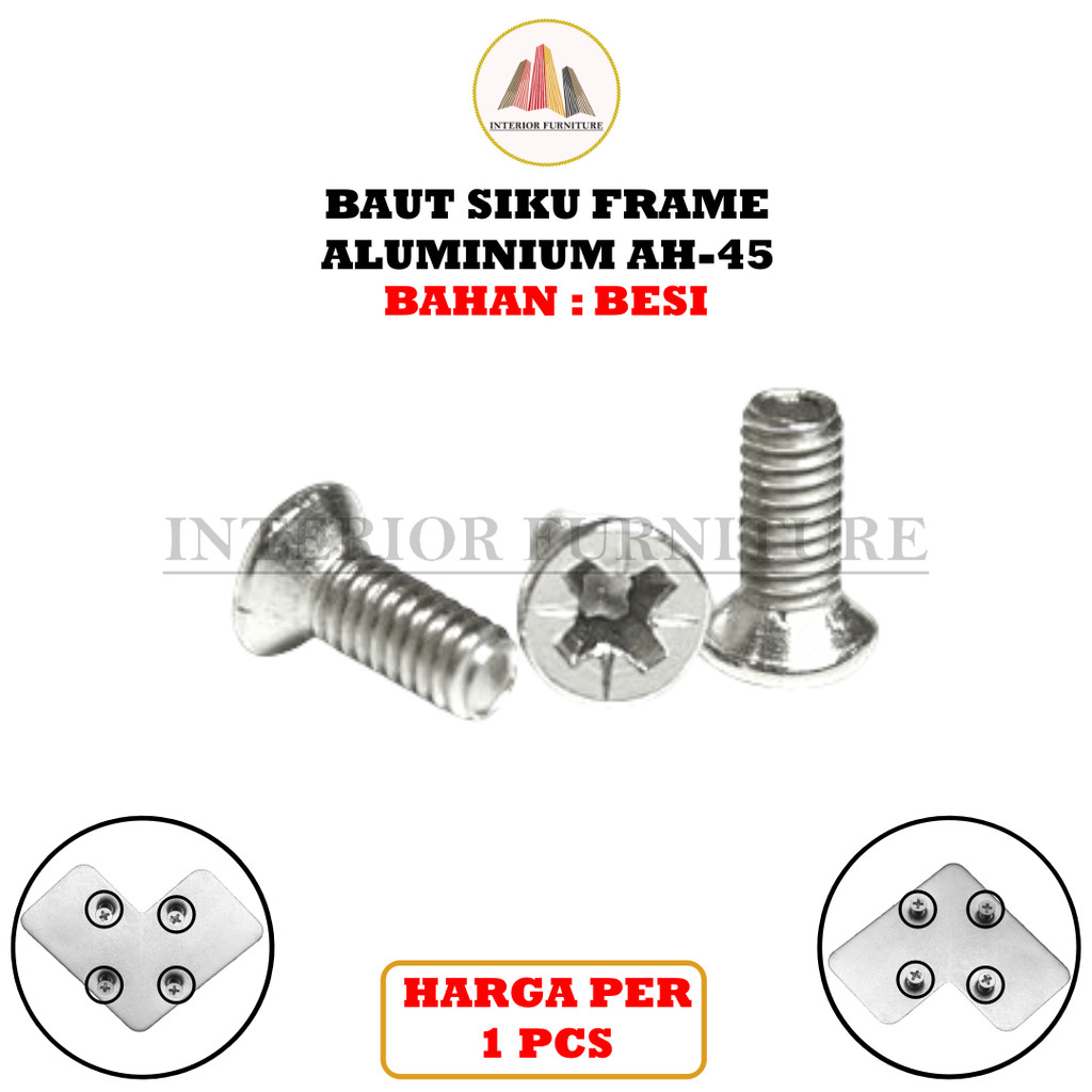SIKU Aluminum Frame Angle Screw Bolt AH 45 Screw 701 | Shopee Philippines