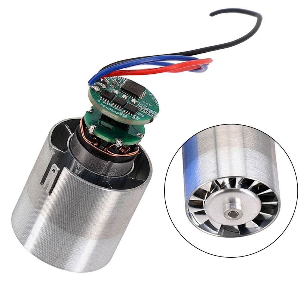 120W Rated Turbo Fan Motor at 1224V Capable of Reaching Speeds up to ...