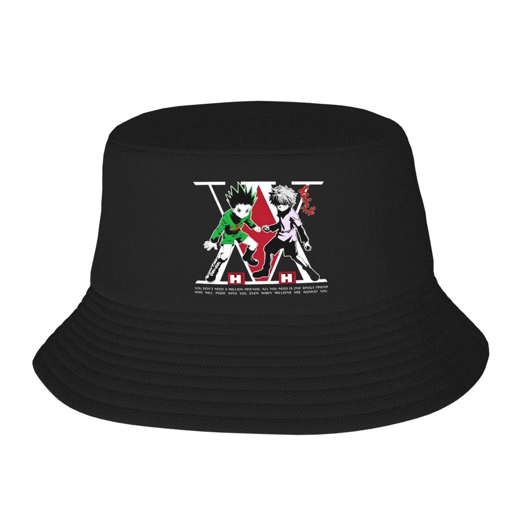 Gon And Killua Hunter X Hunter Anime Hip Hop Designs Bucket Hat ...