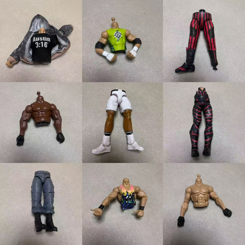 Wwe Wrestler Doll Damaged Body 6-7 Inch Movable Wrestler figure Body ...