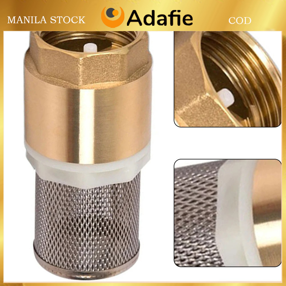 With Mesh Bottom Valve Anti-Backflow Brass Valve Straight-Through ...