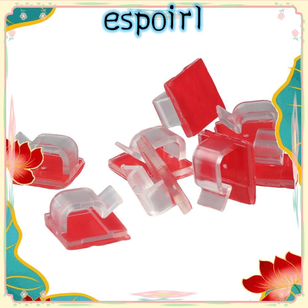 ESPO 50pcs Cable Clips, Self Adhesive PP Cable Clips, Wire Management ...