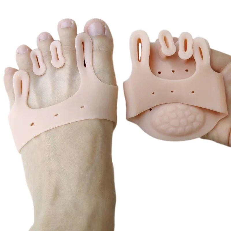 2pieces=1pair Gel Silicone Bunion Corrector Toe Separators Forefoot ...