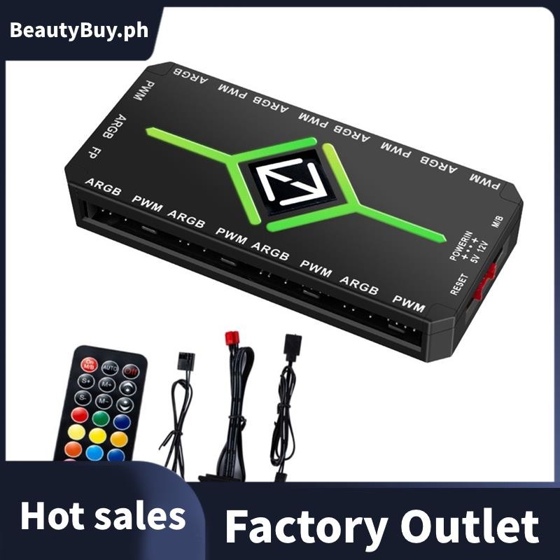 5V 3 Pin ARGB Controller Cooling 4 Pin PWM Fan Hub PWM ARGB Fan Hub for ... 5V 3 Pin ARGB Controller Cooling 4 Pin PWM Fan Hub PWM ARGB Fan Hub for ...