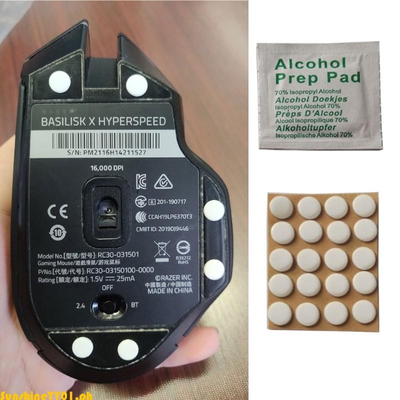 SUN 20Pcs Mouse Skates for G1 MX300 M100 M235 Mouse Feet Replacement ...