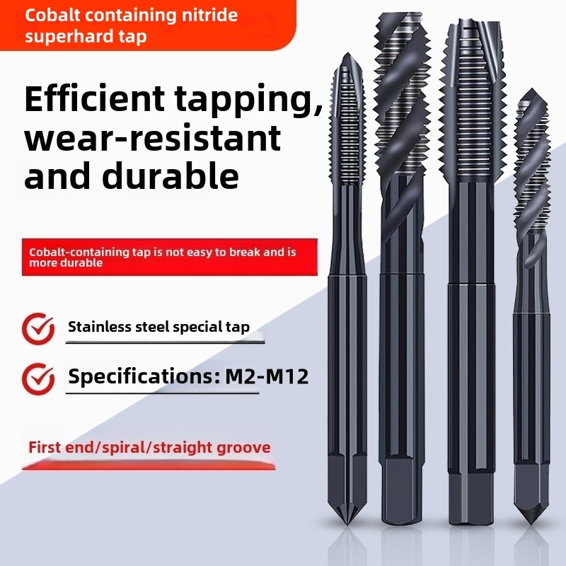 Cobalt Containing Nitride Superhard Tap Standard Spiral/Straight Fluted ...