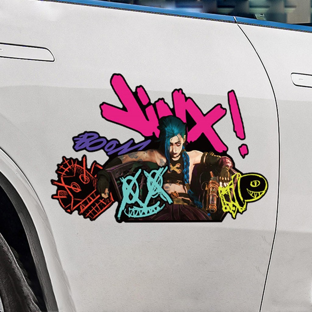 Arcane: League of Legends Game Car Sticker Reflective Waterproof Window ...