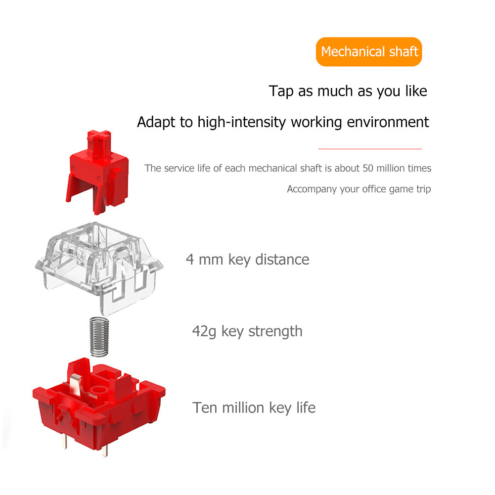TESTER68 Mechanical keyboard kit TES68 hot-swappable shaft base axis 2 ...