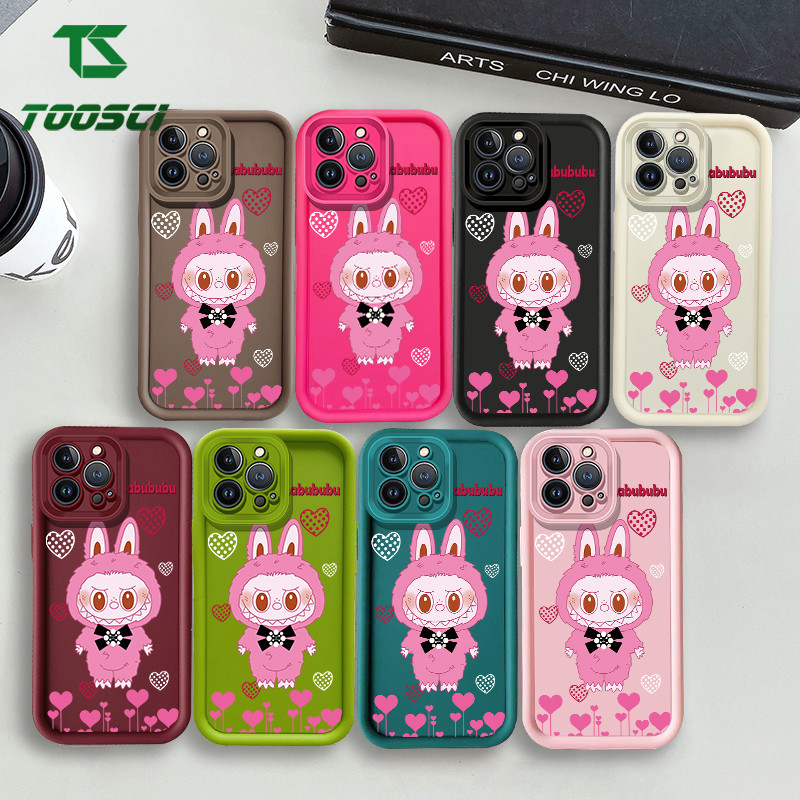 TOOSCI Cute Pop Mart love Labubu phone case For VIVO Y02 Y02A Y02S Y3S ...