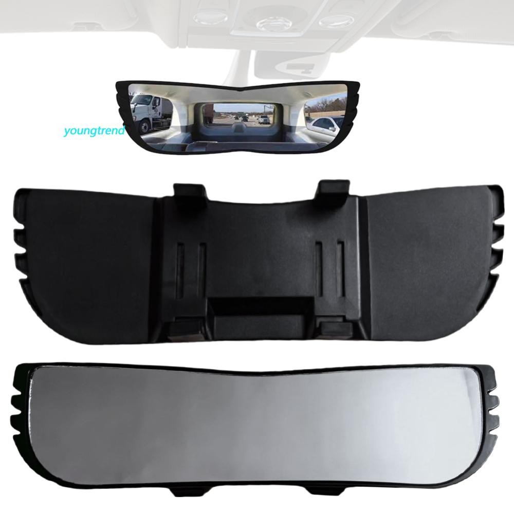 HD Glass Wide Angle Mirror Enhanced Field of View Oval Shaped Interior ...