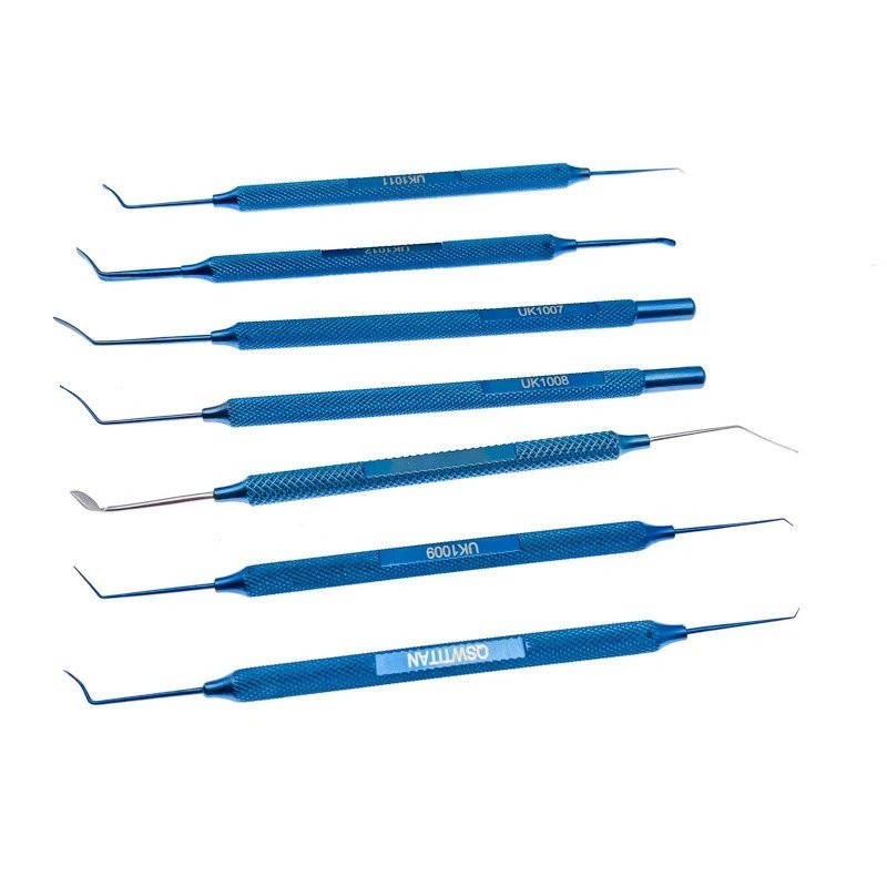 new Double Ended Dissector LASIK Oval Spatula Double Eyelid Titanium ...