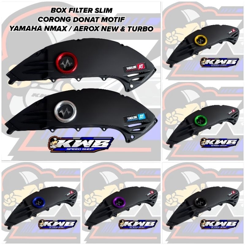 Beat pattern donut funnel slim filter box yamaha nmax aerox new turbo ...